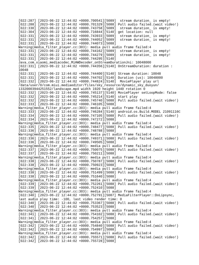 Trace | PDF | Streaming Media | Codec