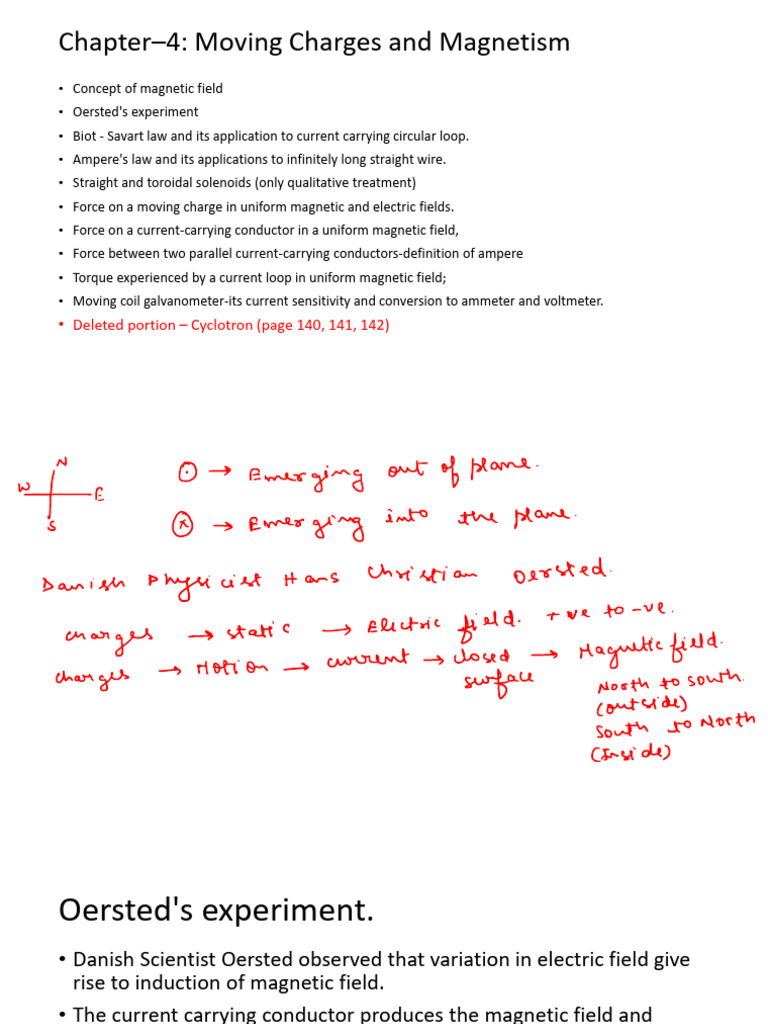 Magnetic Fields and Moving Charges Explained | PDF | Magnetic Field ...