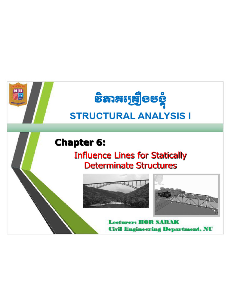 Influence Lines for Statically Determinate Structures | PDF | Science & Mathematics | Technology ...