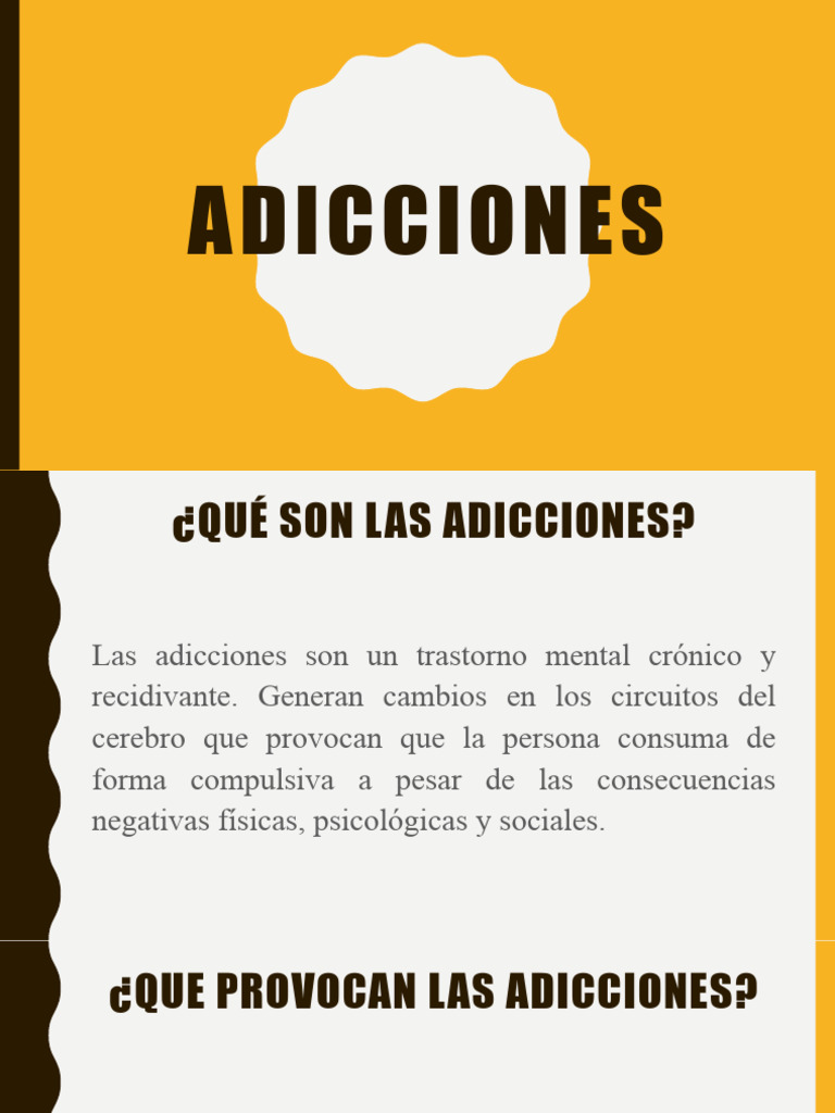 Adicciones | PDF
