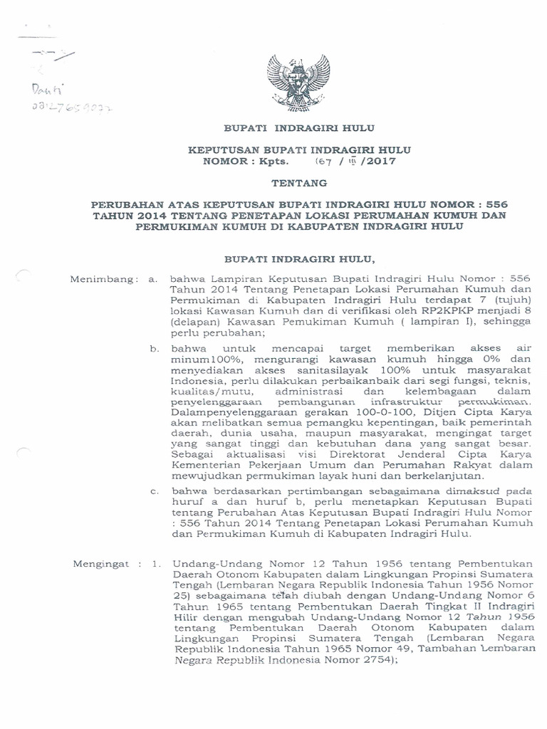 SK Kumuh Indra Giri Hulu 2017 | PDF