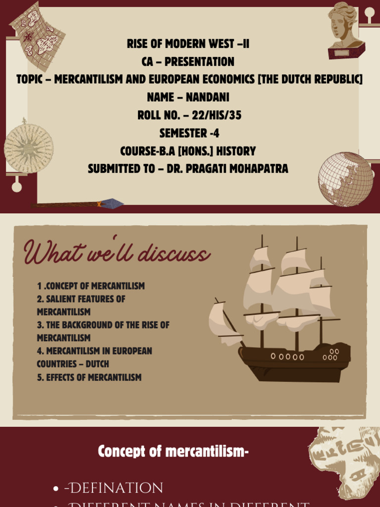 Presentation On Mercantilism | PDF | Mercantilism | Economics