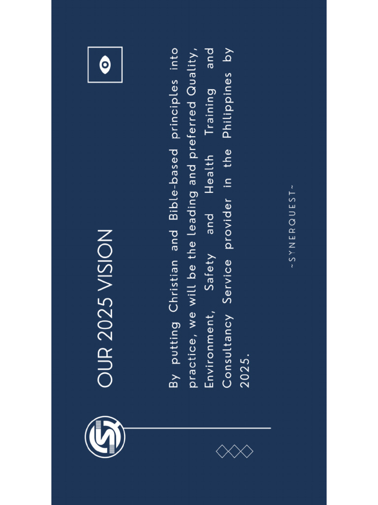 Synerquest 2025 Vision | PDF