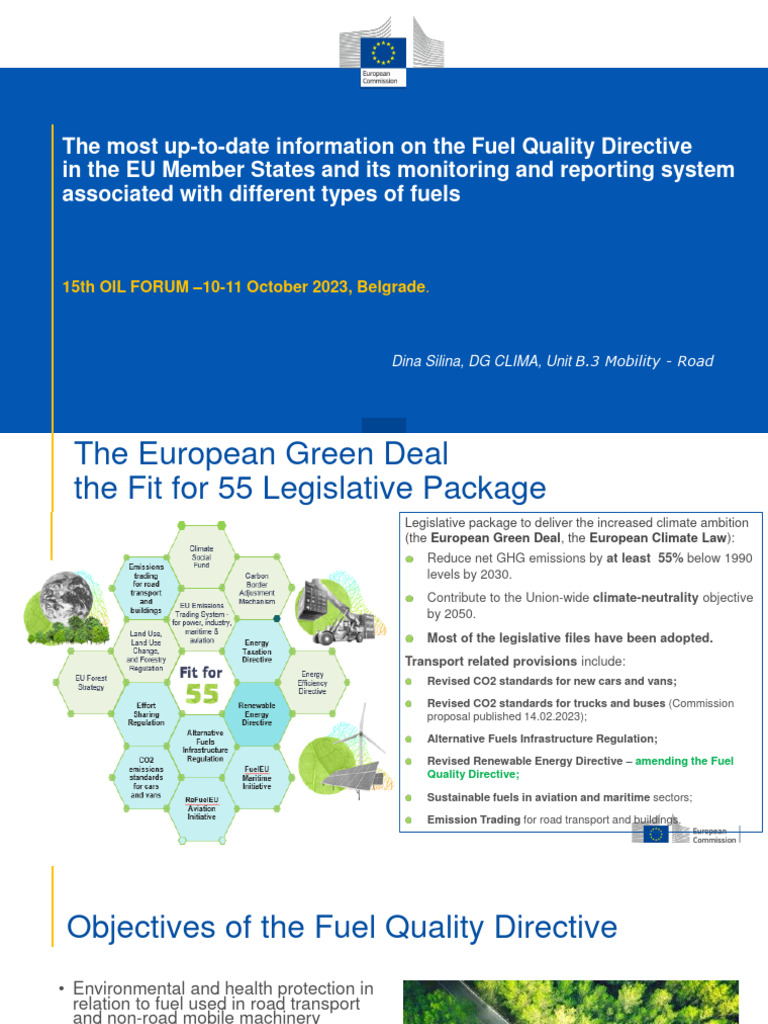 European Commission, The Most Up-To-Date Information On The Fuel ...