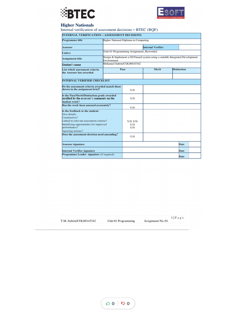 Unit 01 Programming Assignment Reworded Compress | PDF | Computer ...
