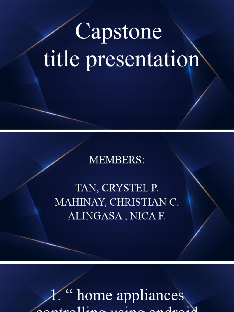 TITLE PRESENTATION CAPSTONE | PDF | Android (Operating System ...