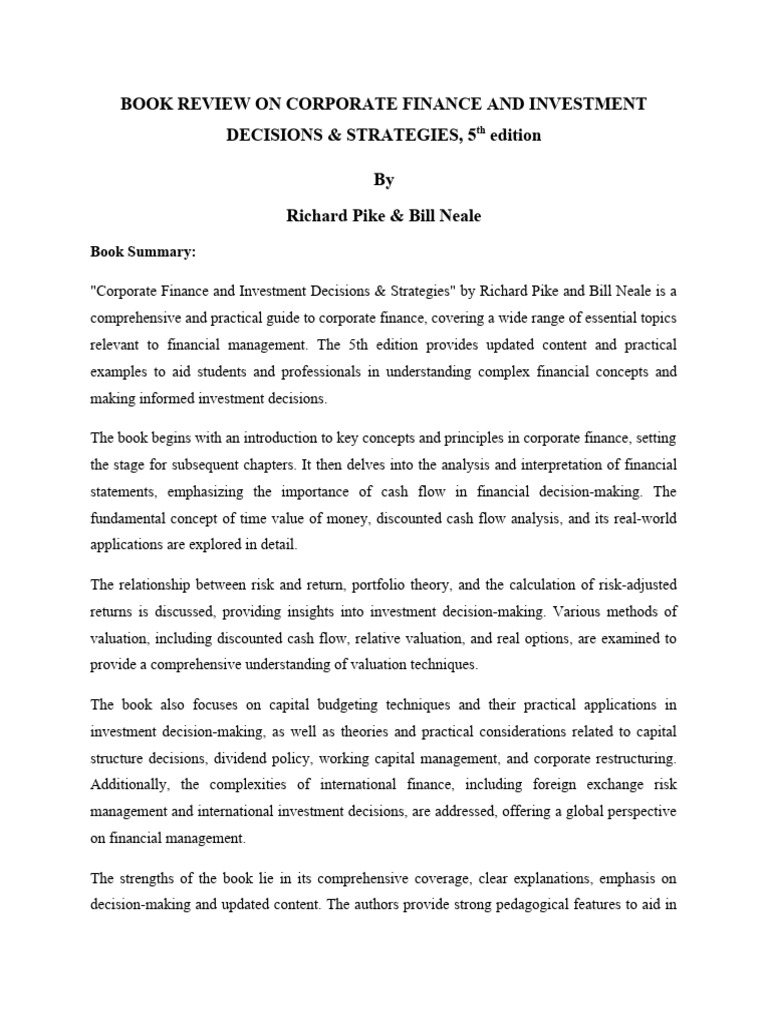 Book 9 | PDF | Valuation (Finance) | Capital Structure