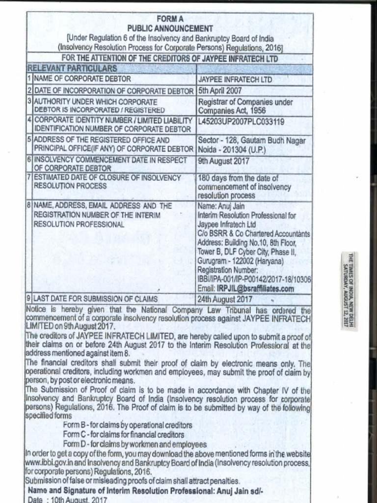 2a Public Announcement EN | PDF