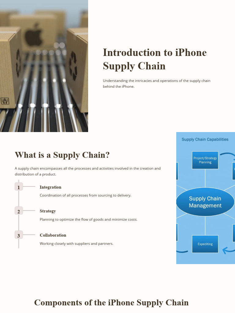 Introduction-to-iPhone-Supply-Chain 1 | PDF | Supply Chain | Logistics