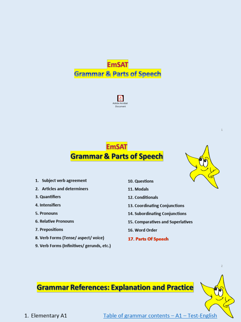 Grammar Essentials: Modifiers & More | PDF | Verb | Adverb