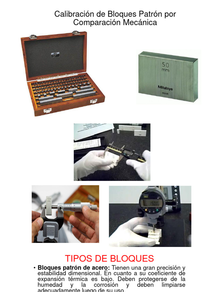 metrología dimensional bloques patrón | PDF