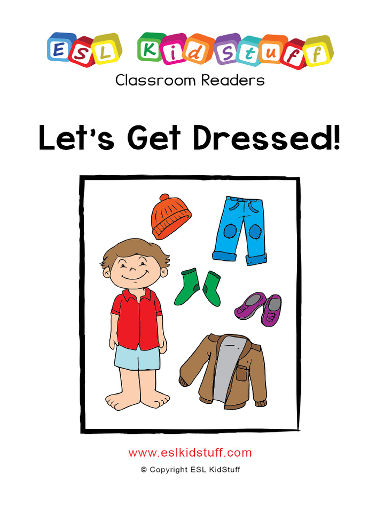 lets-get-dressed-STORY ESL | PDF
