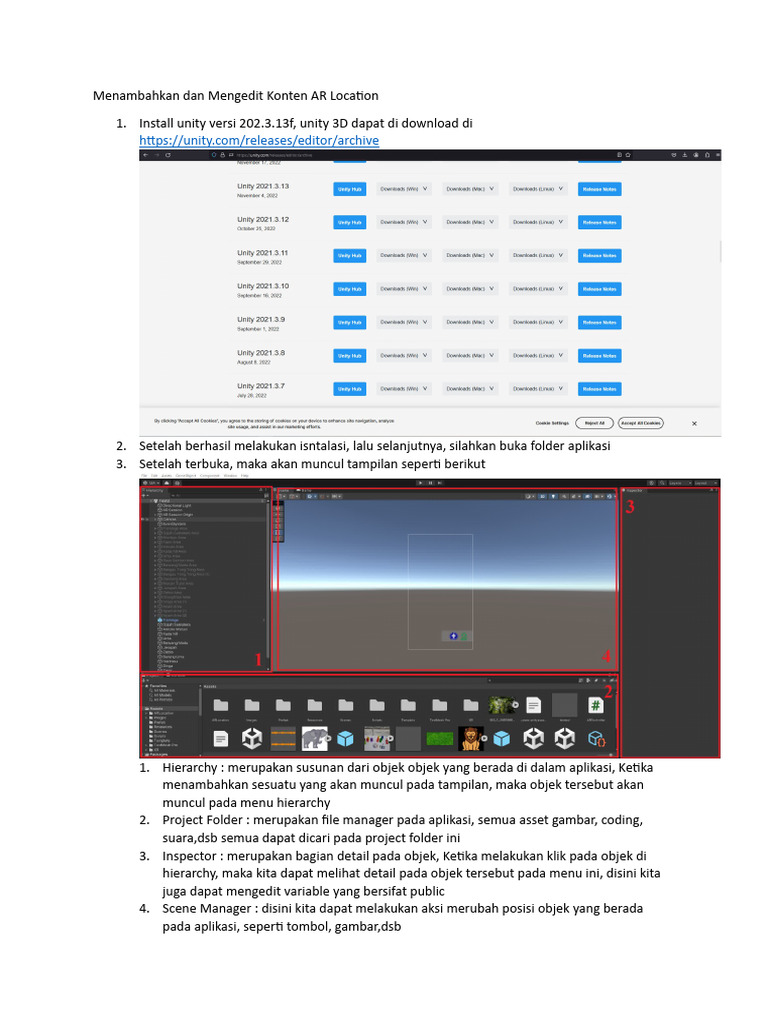 Menambahkan Dan Mengedit Konten AR Location | PDF