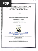 STP Daily Operation Log Sheet | PDF | Sewage Treatment | Environmental ...