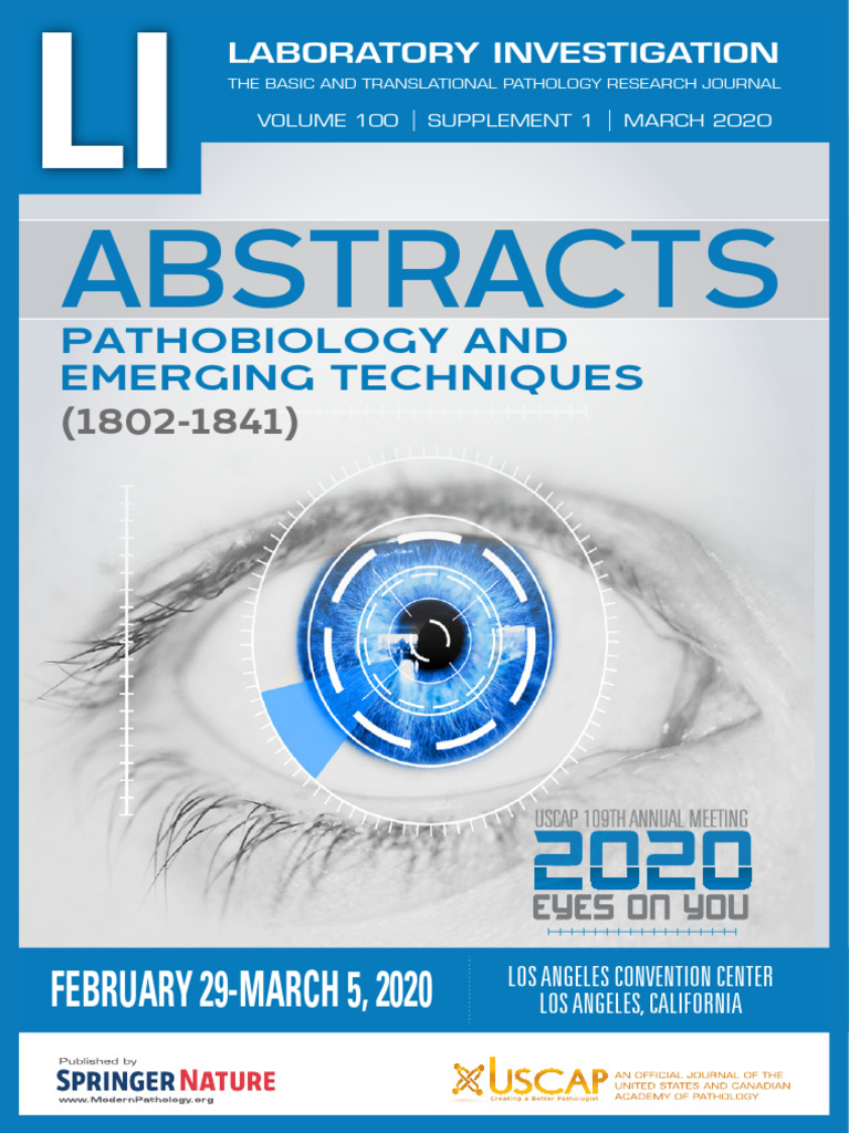 Pathobiology Research Abstracts 2020 | PDF | Diseases And Disorders ...