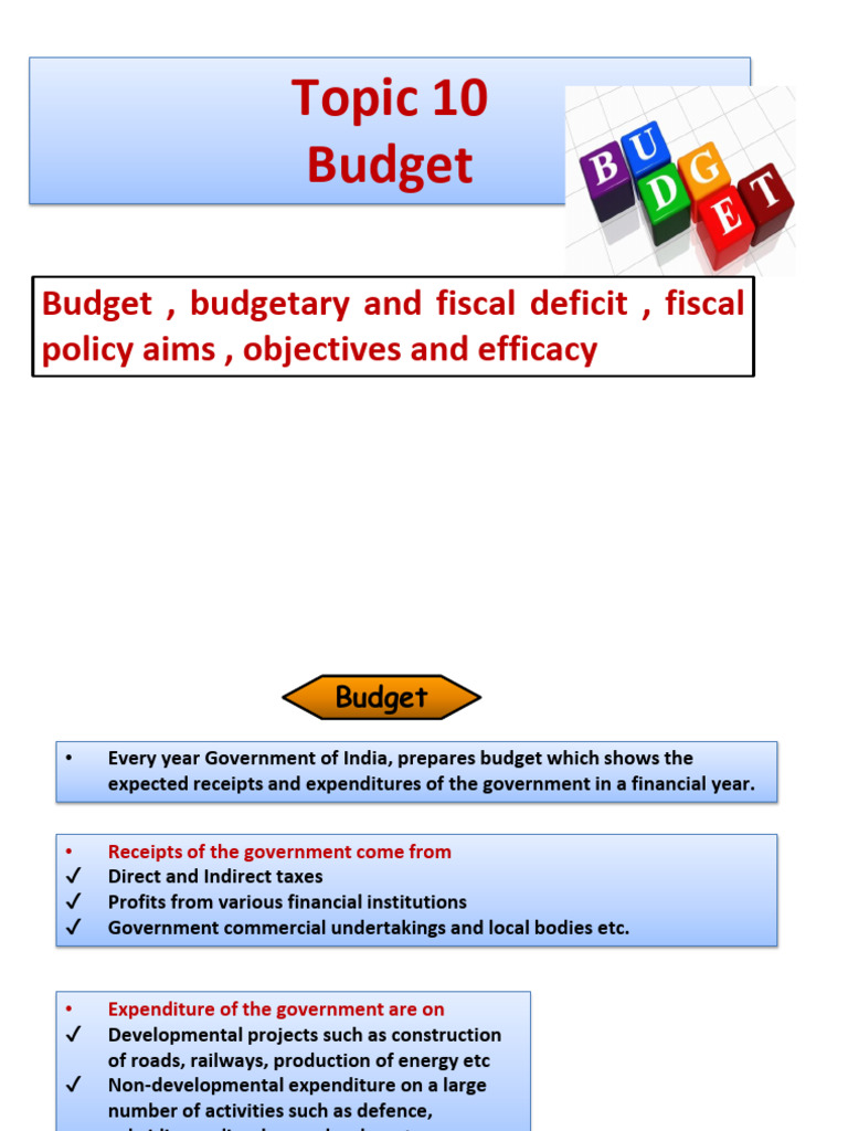 10 Budgetary and Fiscal Policy | PDF | Government Budget Balance | Budget