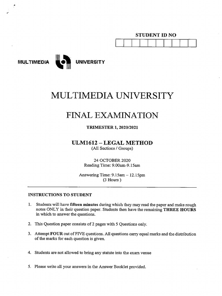 legal method 2020 | PDF