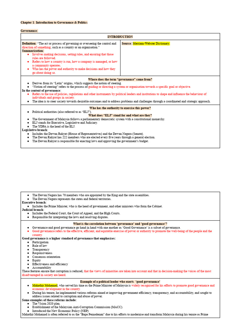 Understanding Governance and Politics | PDF | Politics