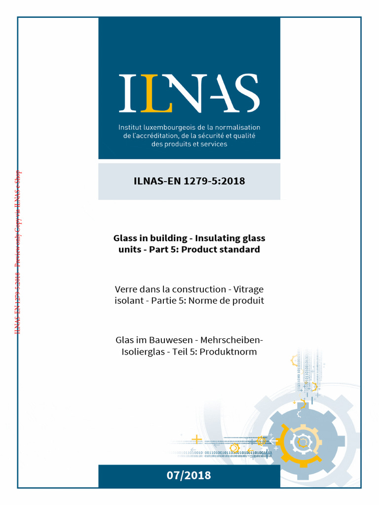 En 1279-5 (2018) (E) | PDF | Building Engineering | Materials