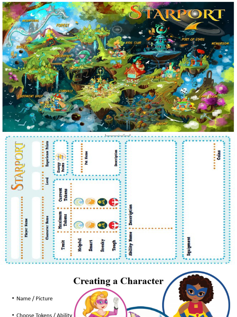 Character Creation in Starport RPG | PDF