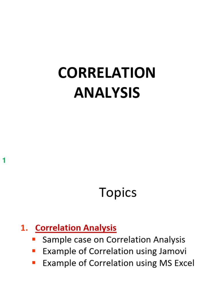 Correlation Pdf Linear Regression Applied Mathematics