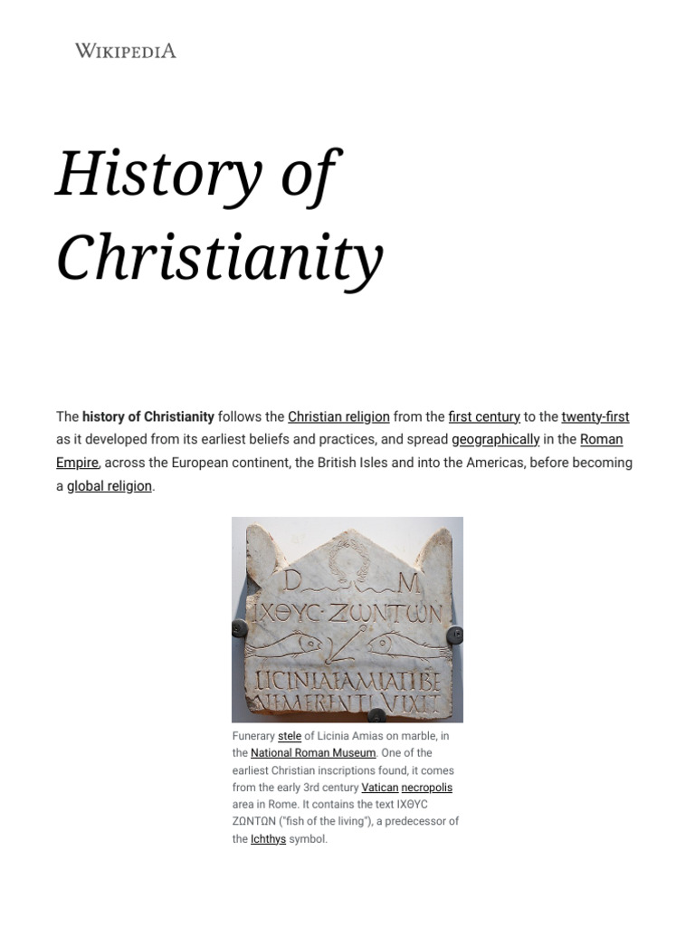 History of Christianity | PDF