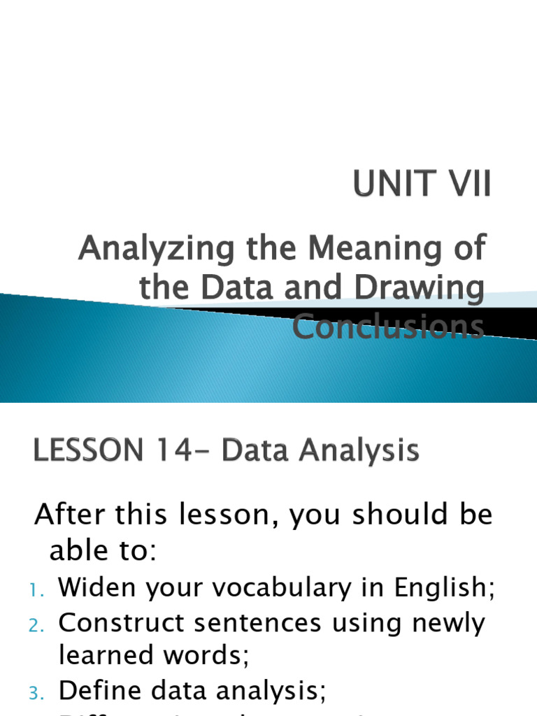 Lessons1415 (1) | PDF | Data | Data Analysis