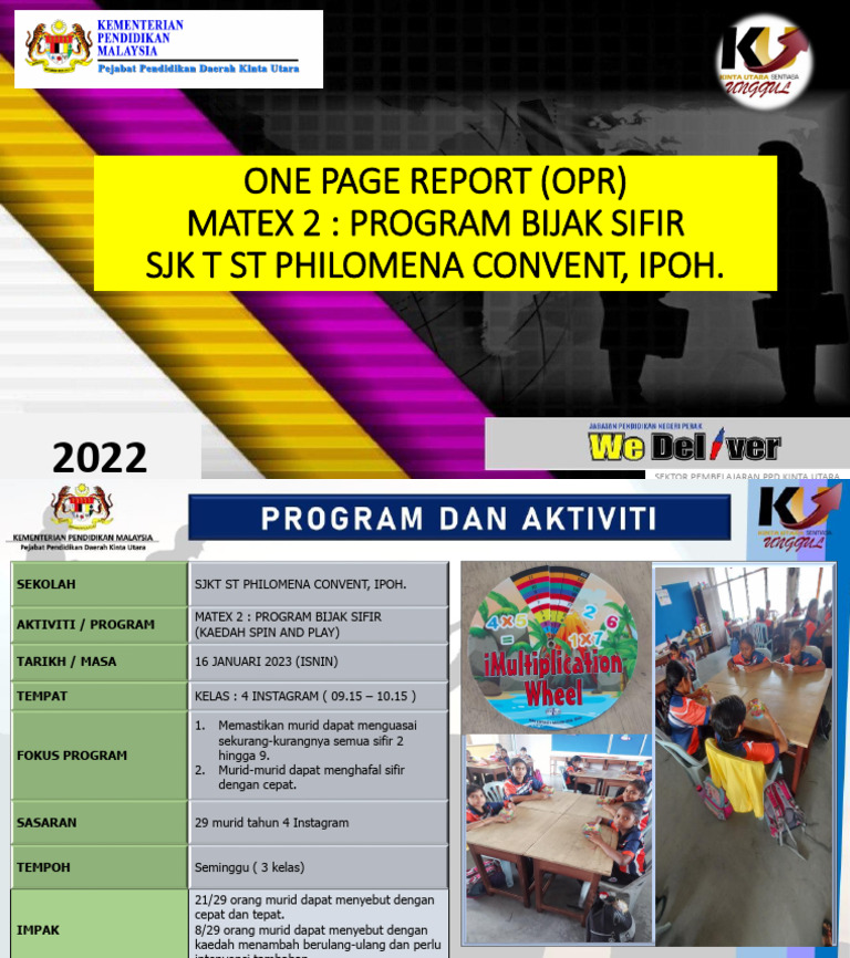 OPR MATEX 2 - Bijak Sifir SJKT ST PHILOMENA CONVENT | PDF