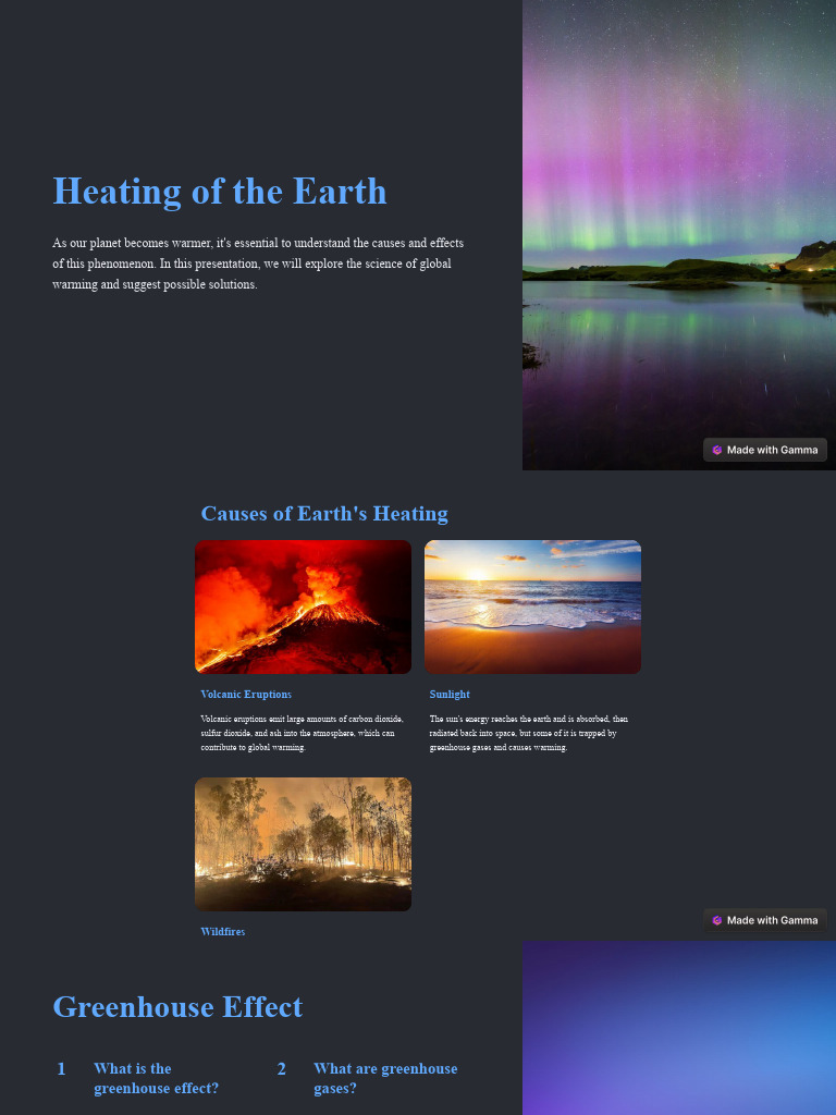 Heating of The Earth | PDF | Climate Change | Greenhouse Effect