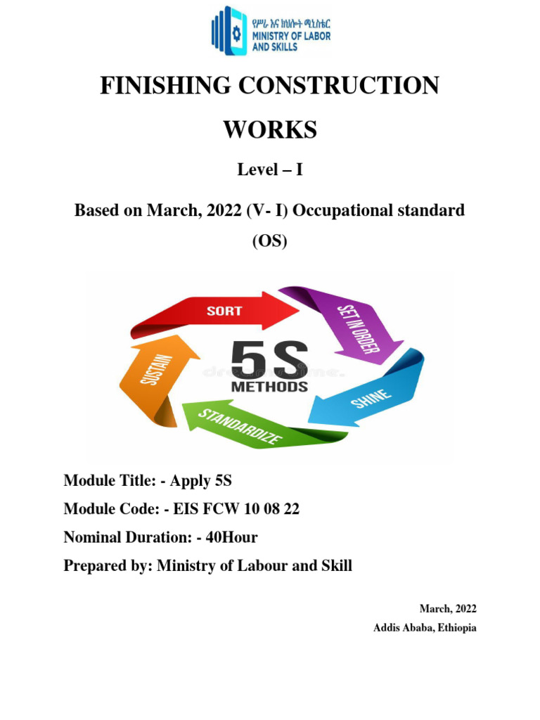 M012 Apply 5S | PDF | Occupational Safety And Health