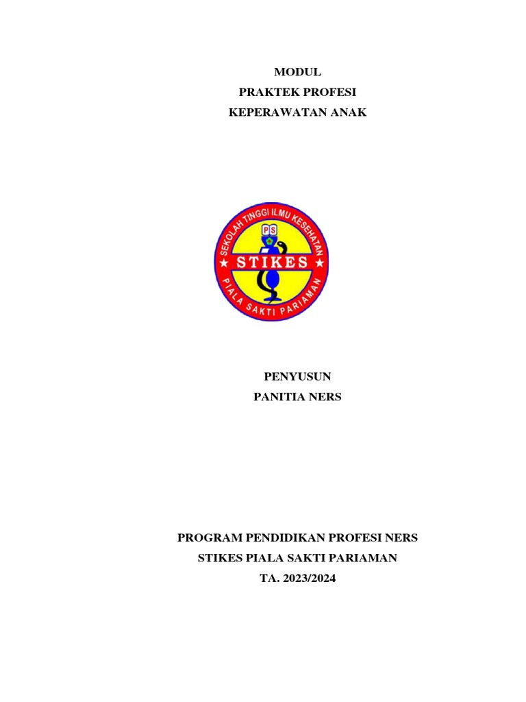 Modul Keperawatan Anak Ps | PDF