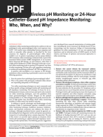 DeMeester Score Overview for GERD | PDF