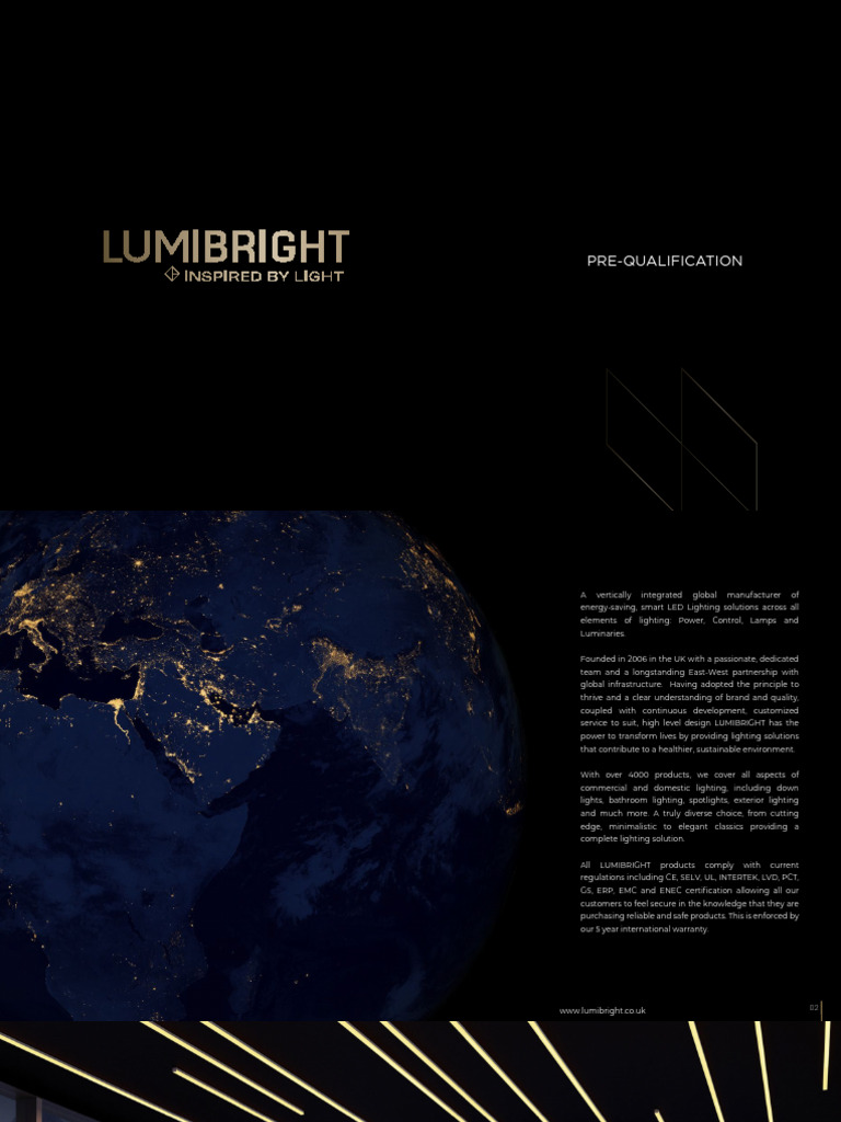 Lumibright Profile 202300 | PDF | Lighting | Project Management