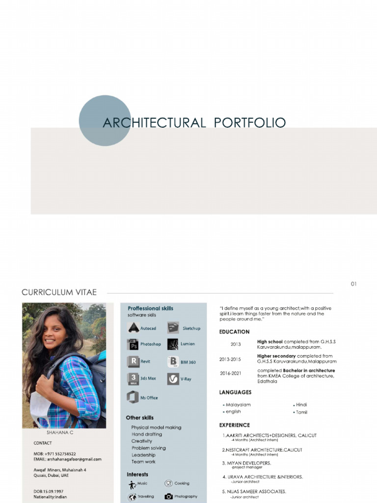 Shahana-C Portfolio | PDF