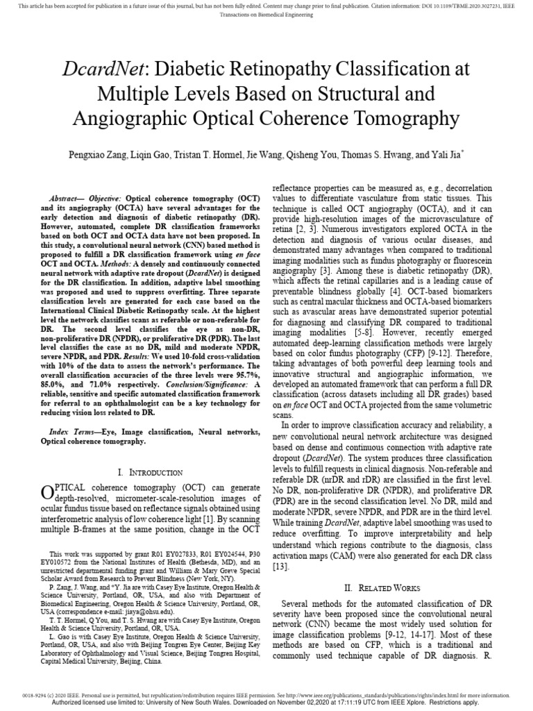 2021DcardNet Diabetic Retinopathy Classification at Multiple Levels Based on Structural and ...