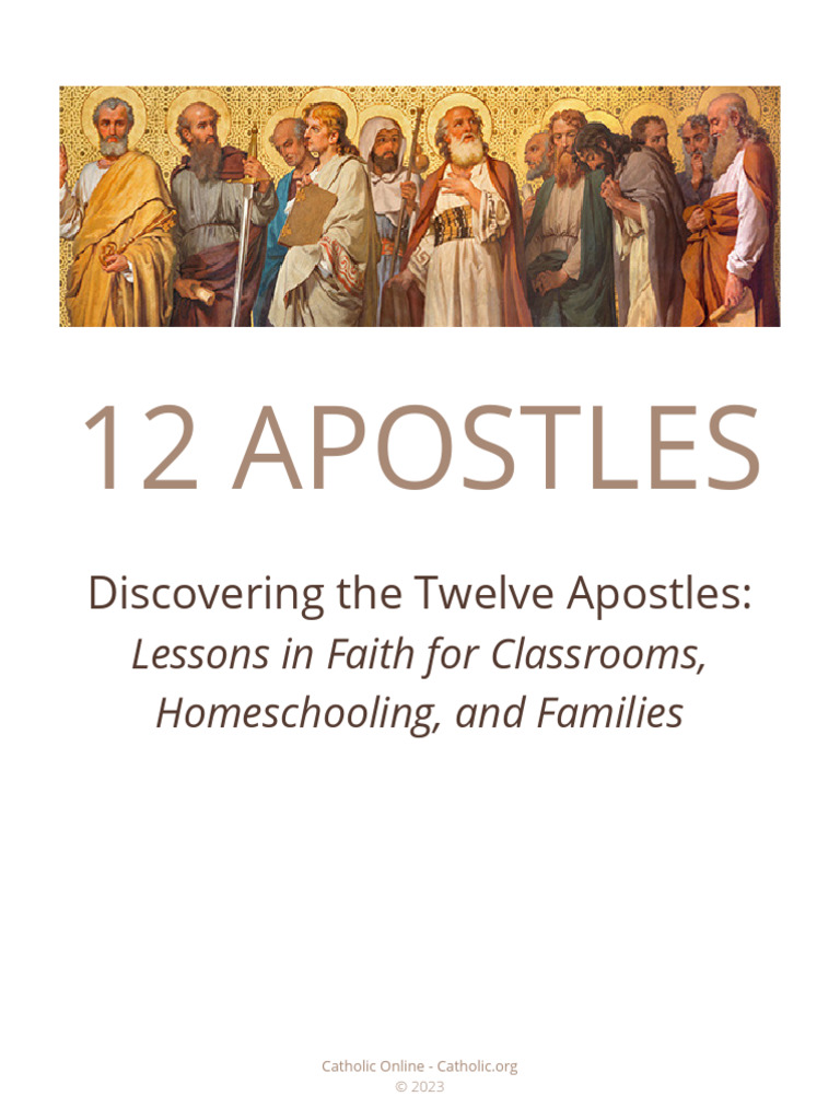 12 Apostles | PDF | John The Apostle | Saint Peter