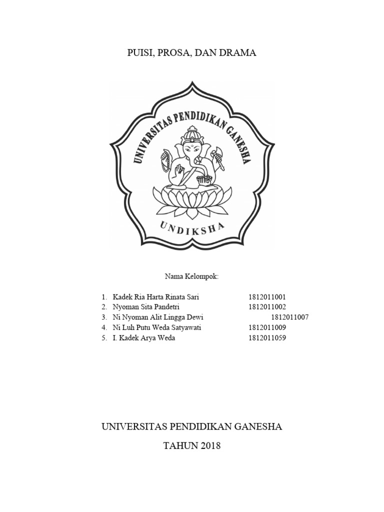 Perbedaan Puisi, Prosa, dan Drama | PDF