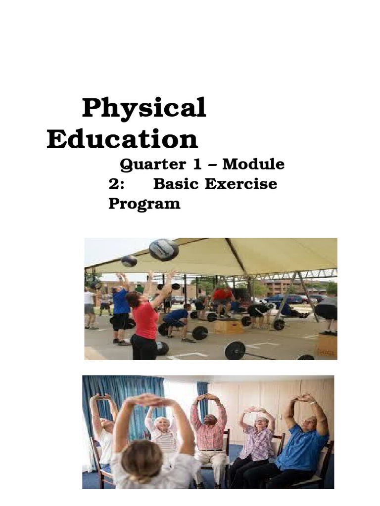Pe7 q1 Mod2 Basic-Exercise-Program FINAL07282020 | PDF | Strength ...