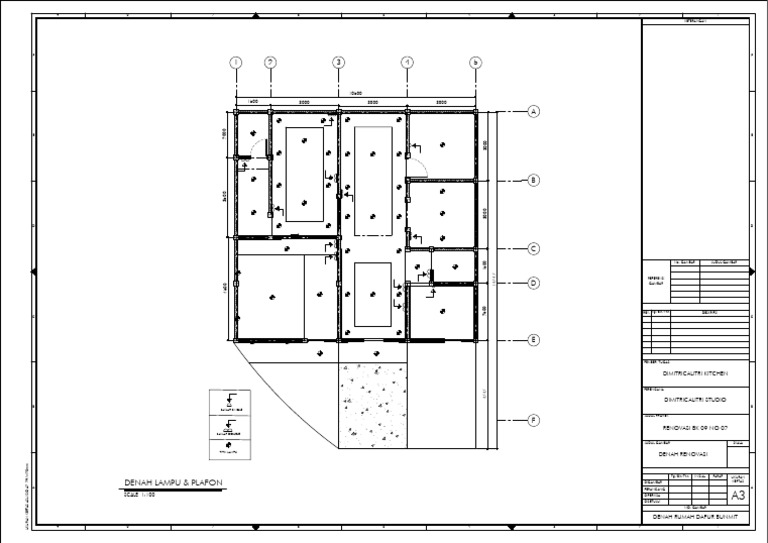 DENAH PLAFON DAN LISTRIK | PDF