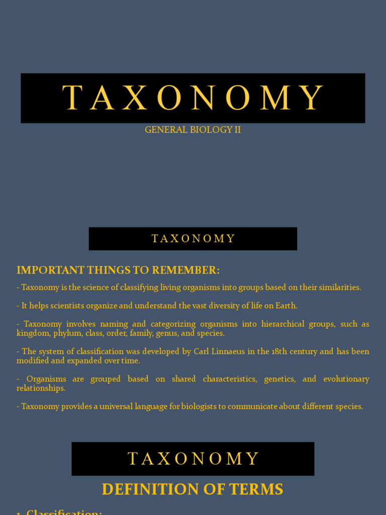 Gen Bio Ii | PDF | Taxonomy (Biology) | Species