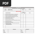 Fire Pump Checklist: Monthly Inspection | PDF | Pump | Hydraulics