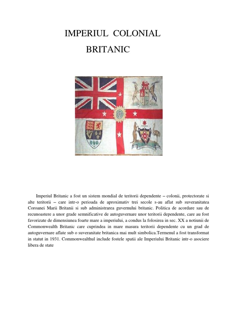 Imperiul Colonial Britanic
