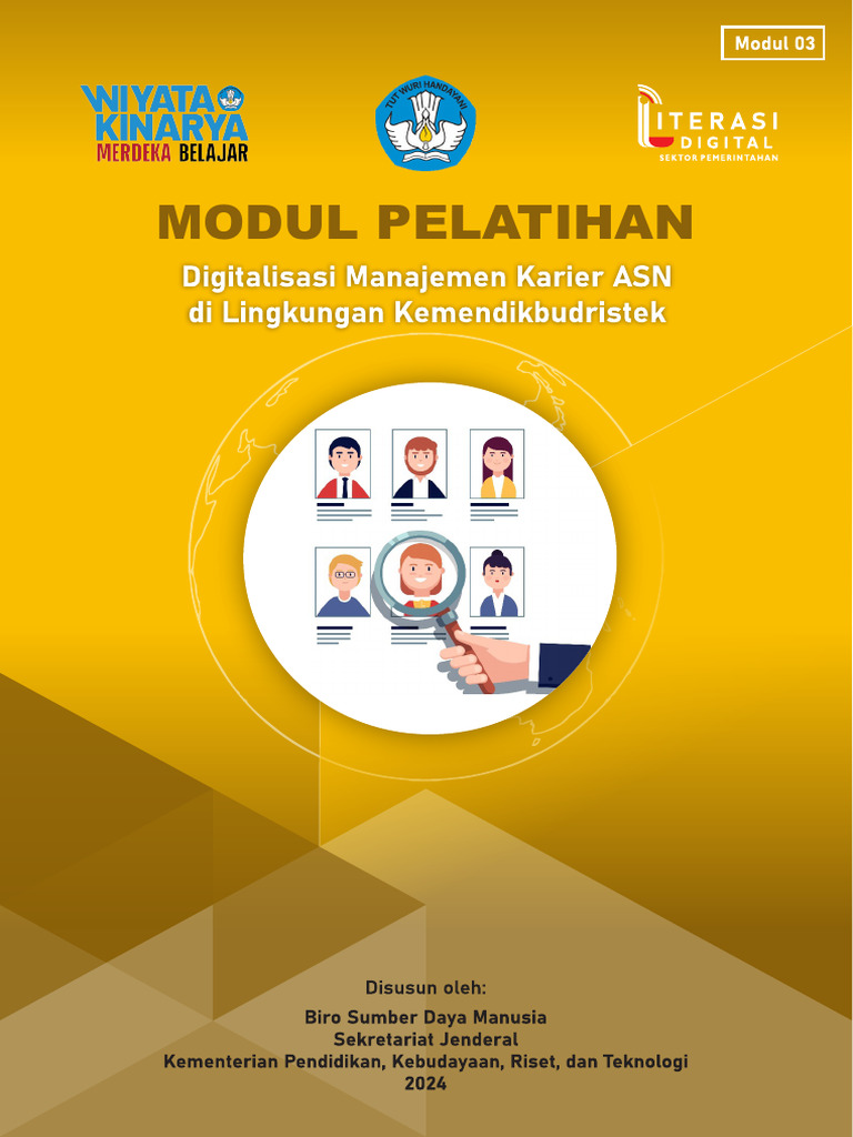 Modul 03 - Digitalisasi Manajemen Karier ASN Di Lingkungan Kemendikbudristek | PDF