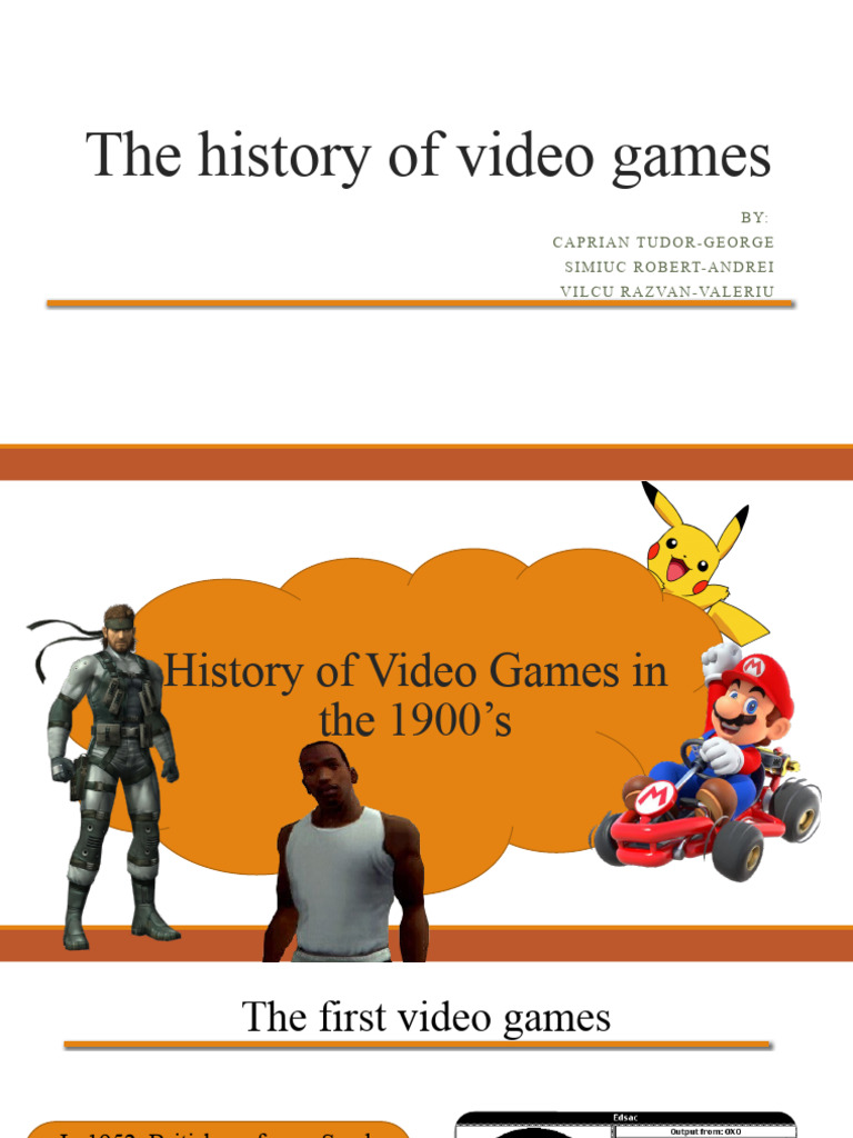 Evolution of Video Games History | PDF | Wii | Video Game Consoles