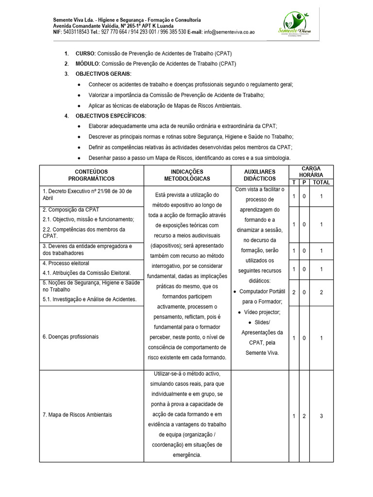 Conteúdo Programático - CPAT | PDF