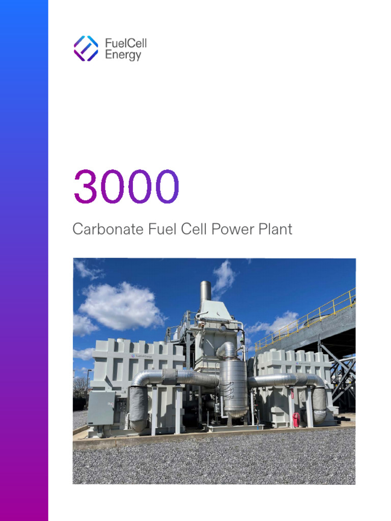 3000 Fuel Cell Power Plant | PDF | Fuel Cell | Power Station