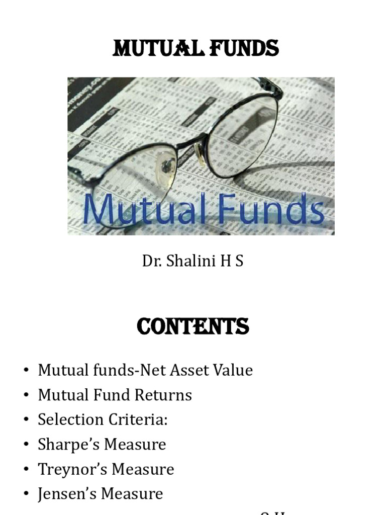 MUTUAL FUNDS | PDF | Mutual Funds | Investment Fund