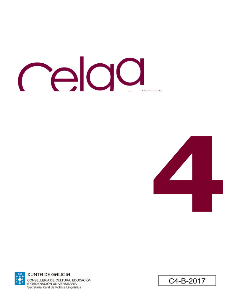 Celga 4 2017 Proba Oral | PDF