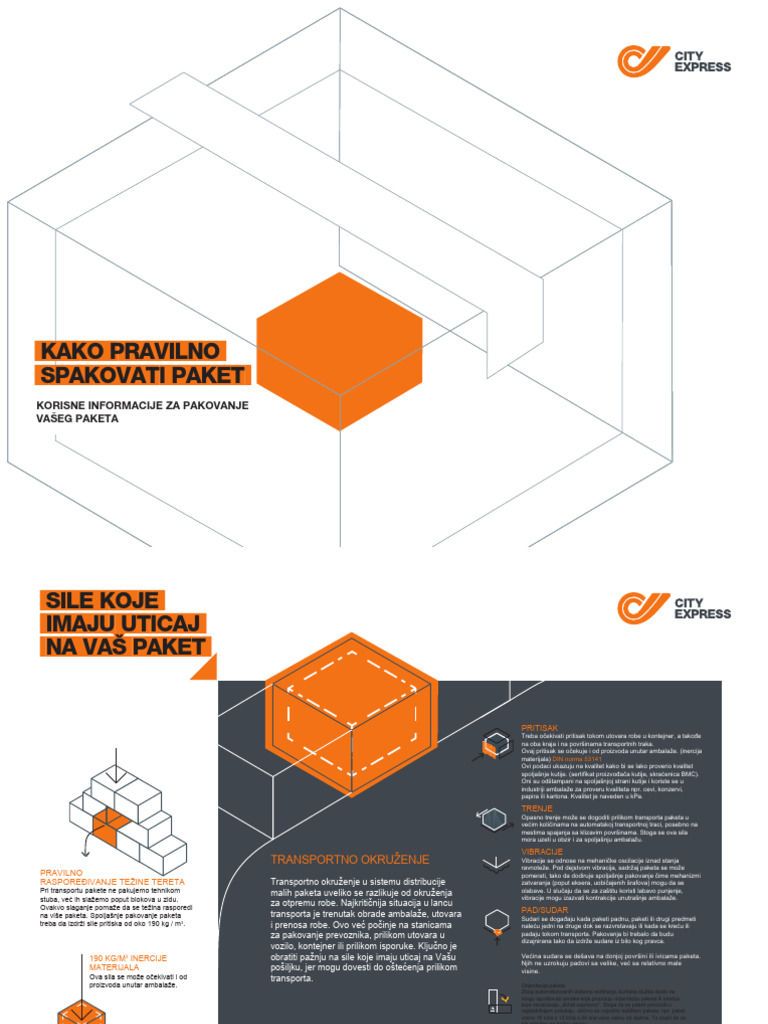Korisne Informacije Za Pakovanje | PDF