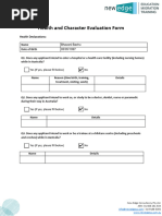 Form 1563 - Statement of Character | PDF | Crimes | Crime & Violence